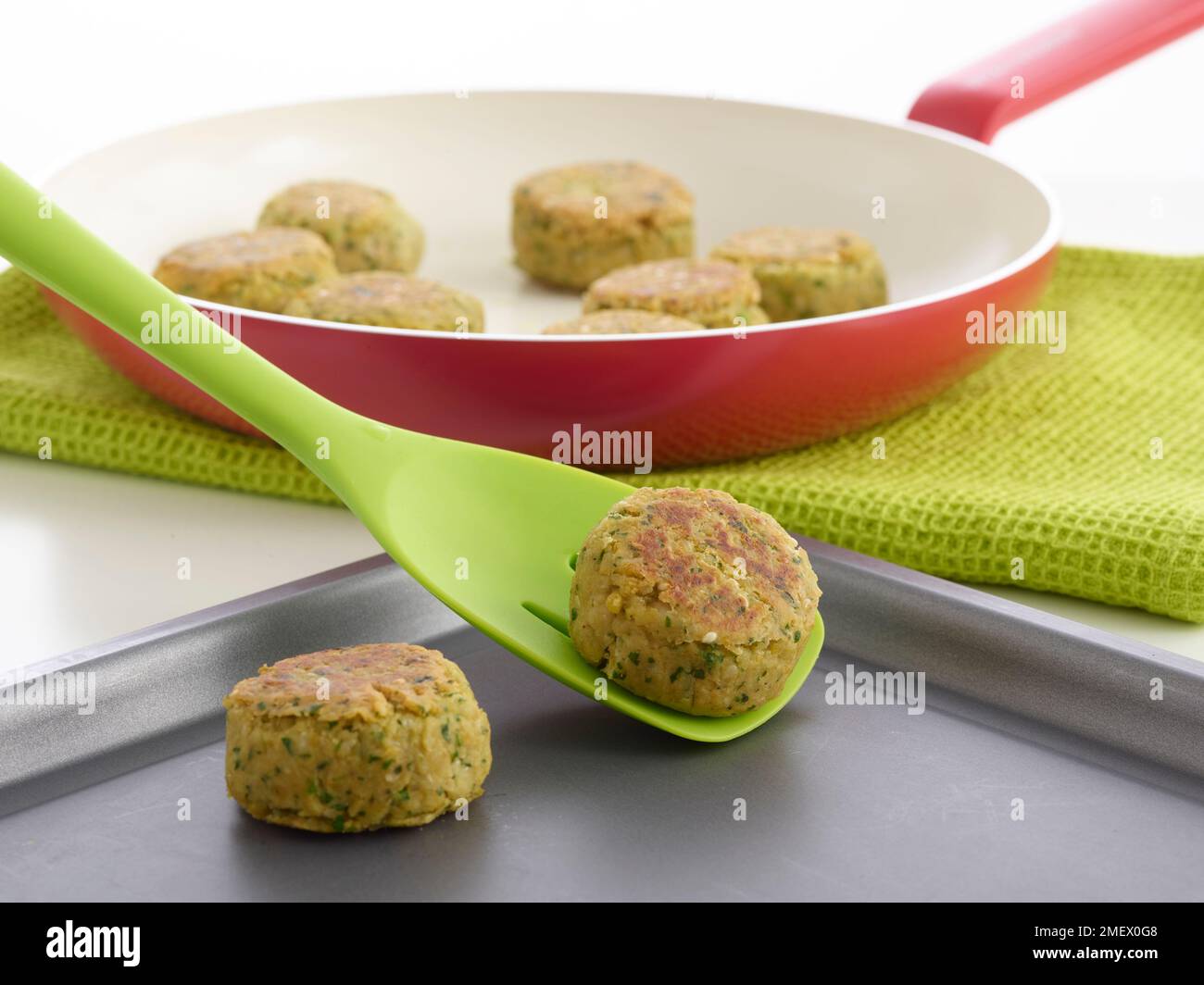 Preparing falafels hi-res stock photography and images - Alamy