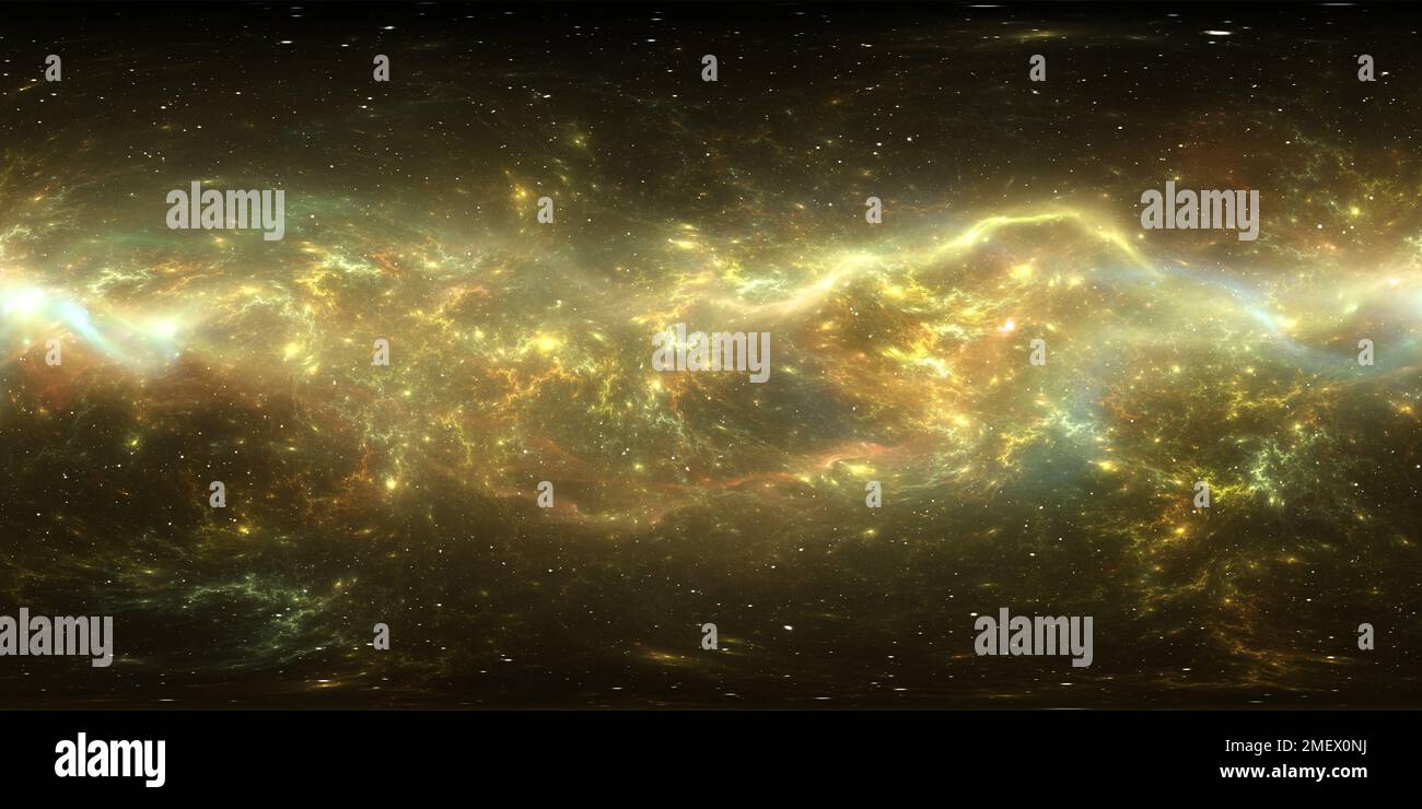 Virtual reality environment 360 HDRI map. Space equirectangular ...