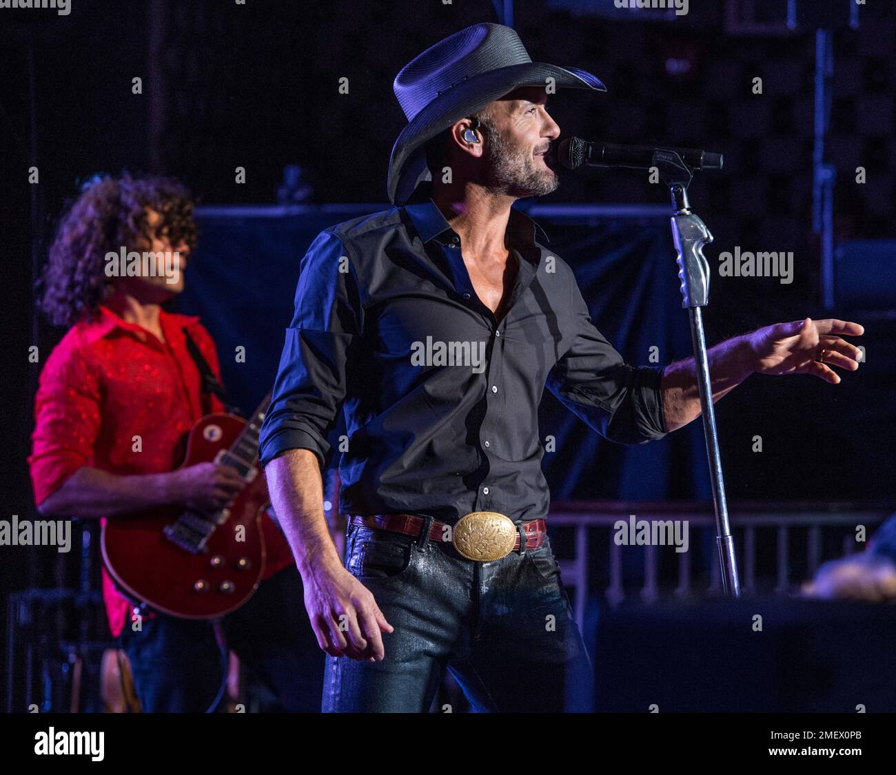 Tim McGraw in concert at the Edison Ballroom in New York Stock Photo ...