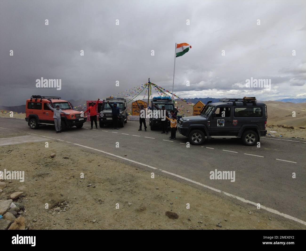 Ladakh, India - August 24th, 2022, Photo of High Mountain Pass in ...
