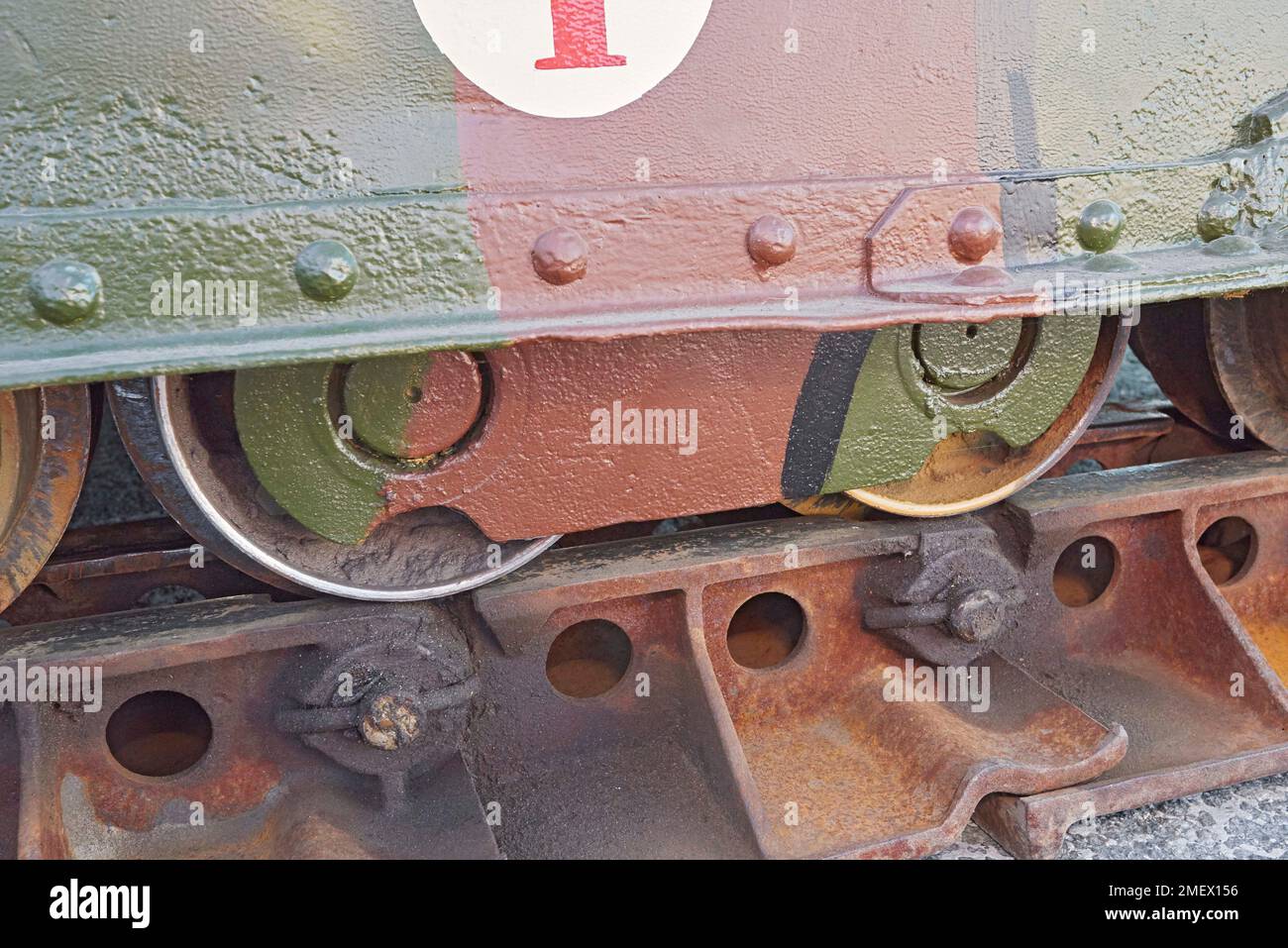 Renault FT-17, Road wheel pairing Stock Photo - Alamy