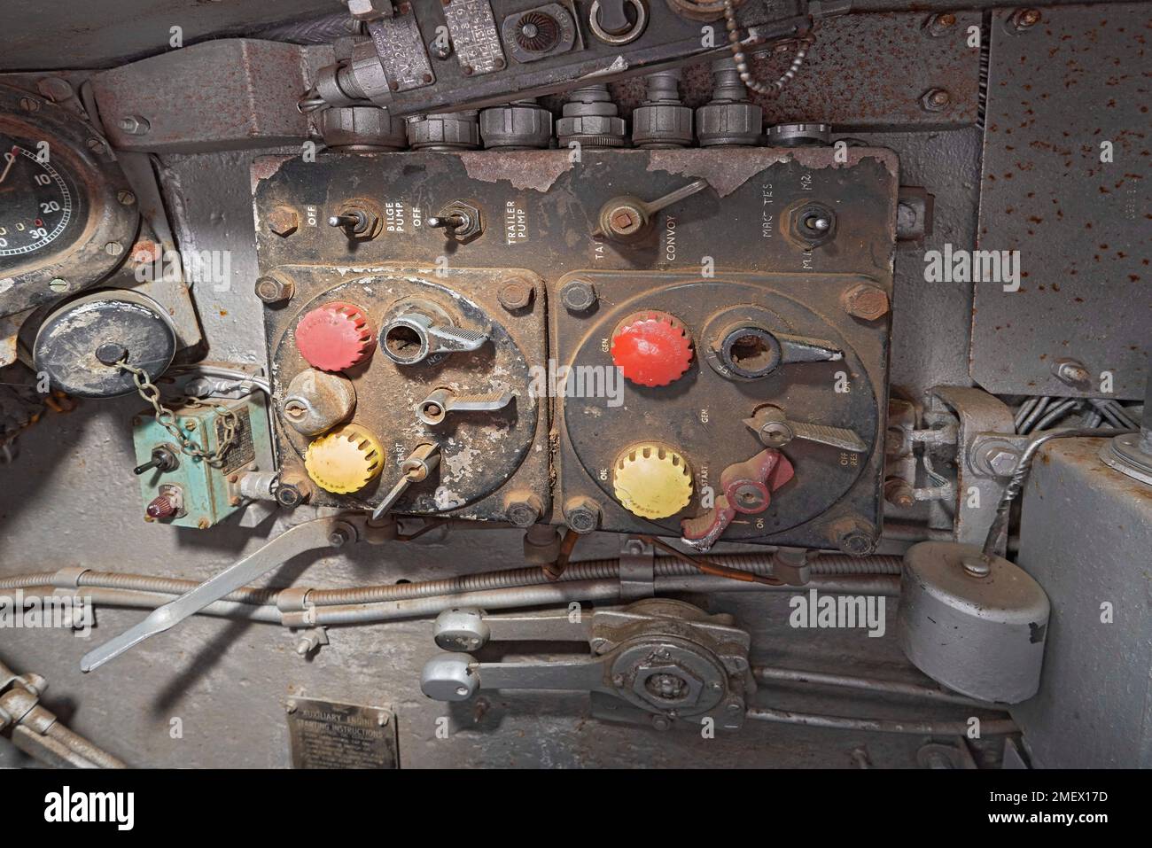 Centurion Mk 13, Instrument panel Stock Photo - Alamy