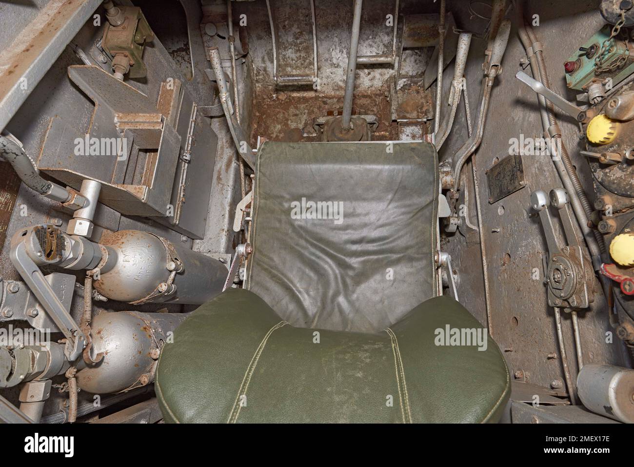 Centurion Mk 13, Driver's seat Stock Photo - Alamy