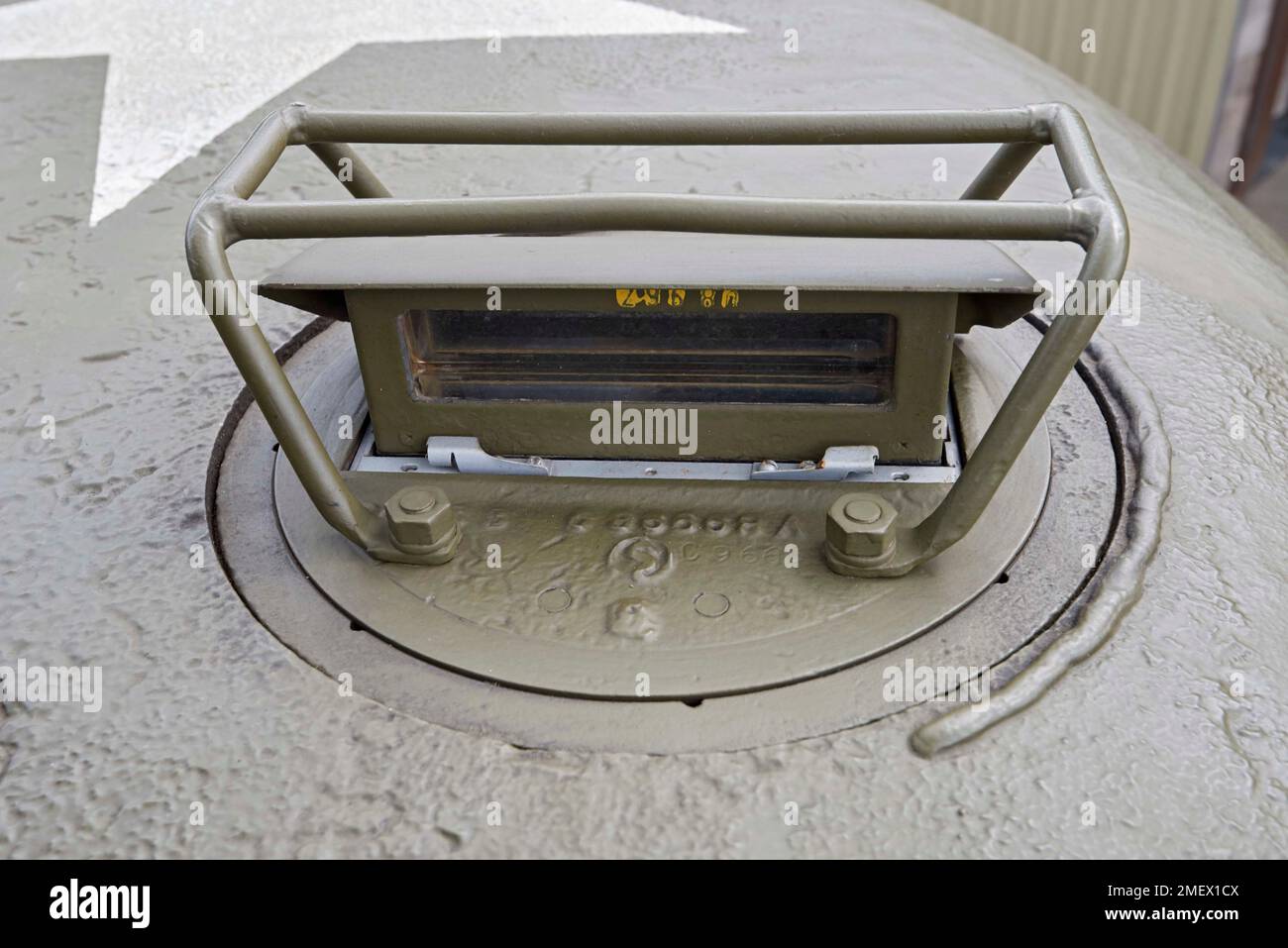 M4 Sherman, Periscope on turret Stock Photo - Alamy