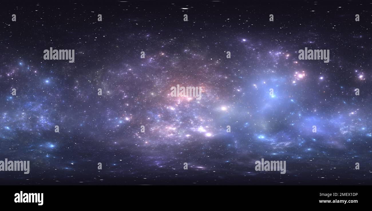 Virtual reality environment 360 HDRI map. Space equirectangular ...