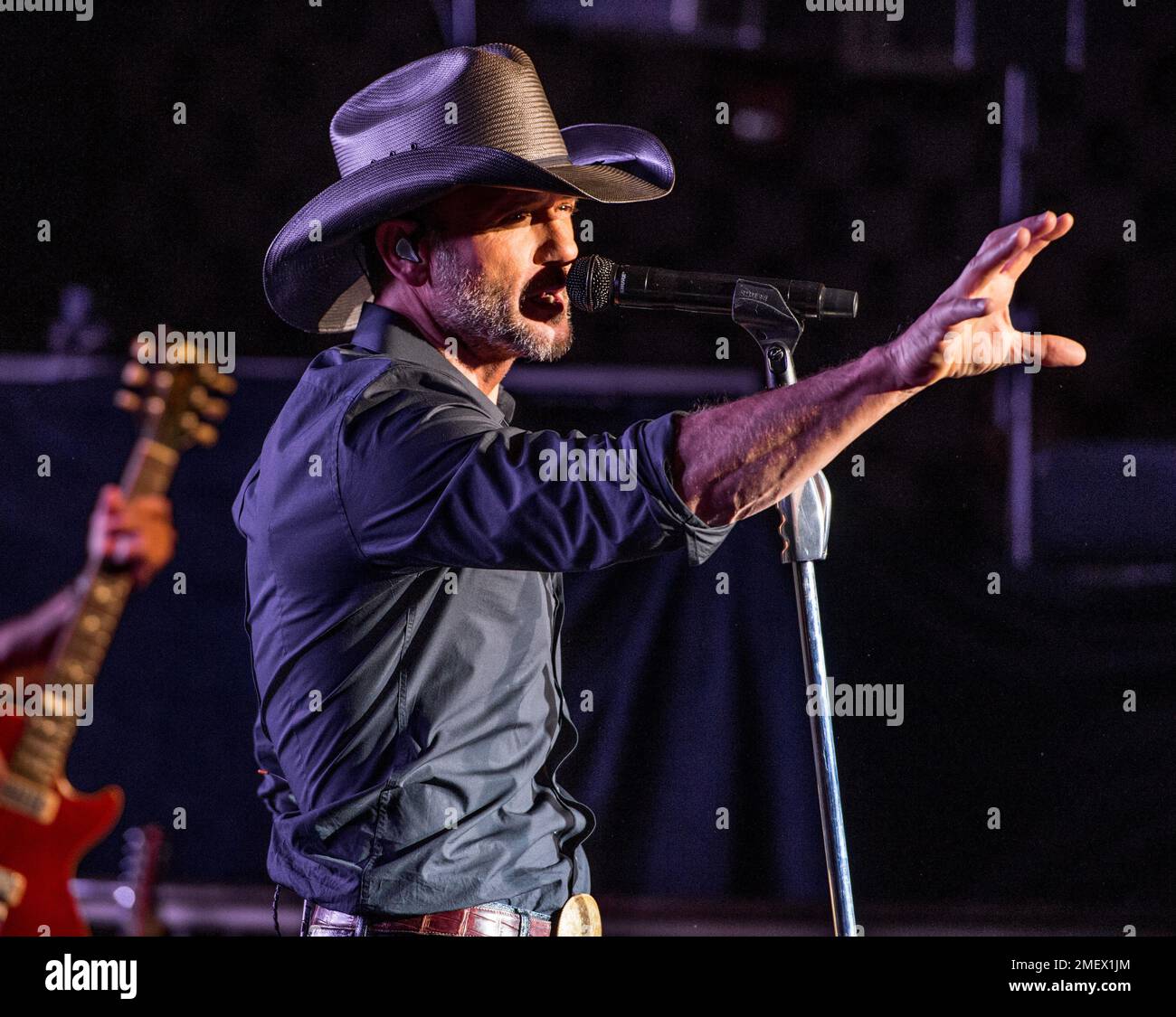 Tim McGraw in concert at the Edison Ballroom in New York Stock Photo ...