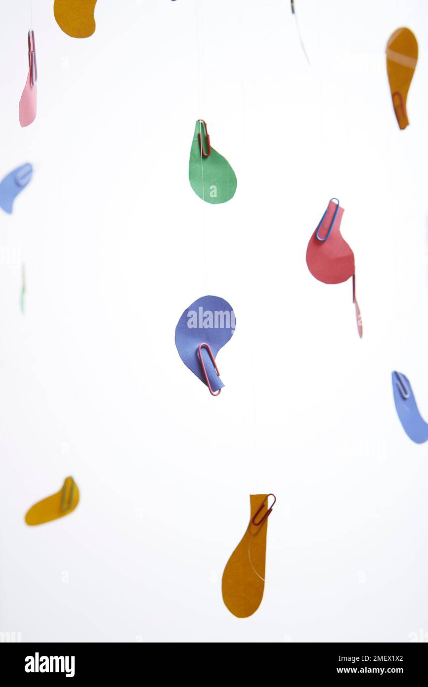 Sycamore seed helicopters made from paper Stock Photo - Alamy
