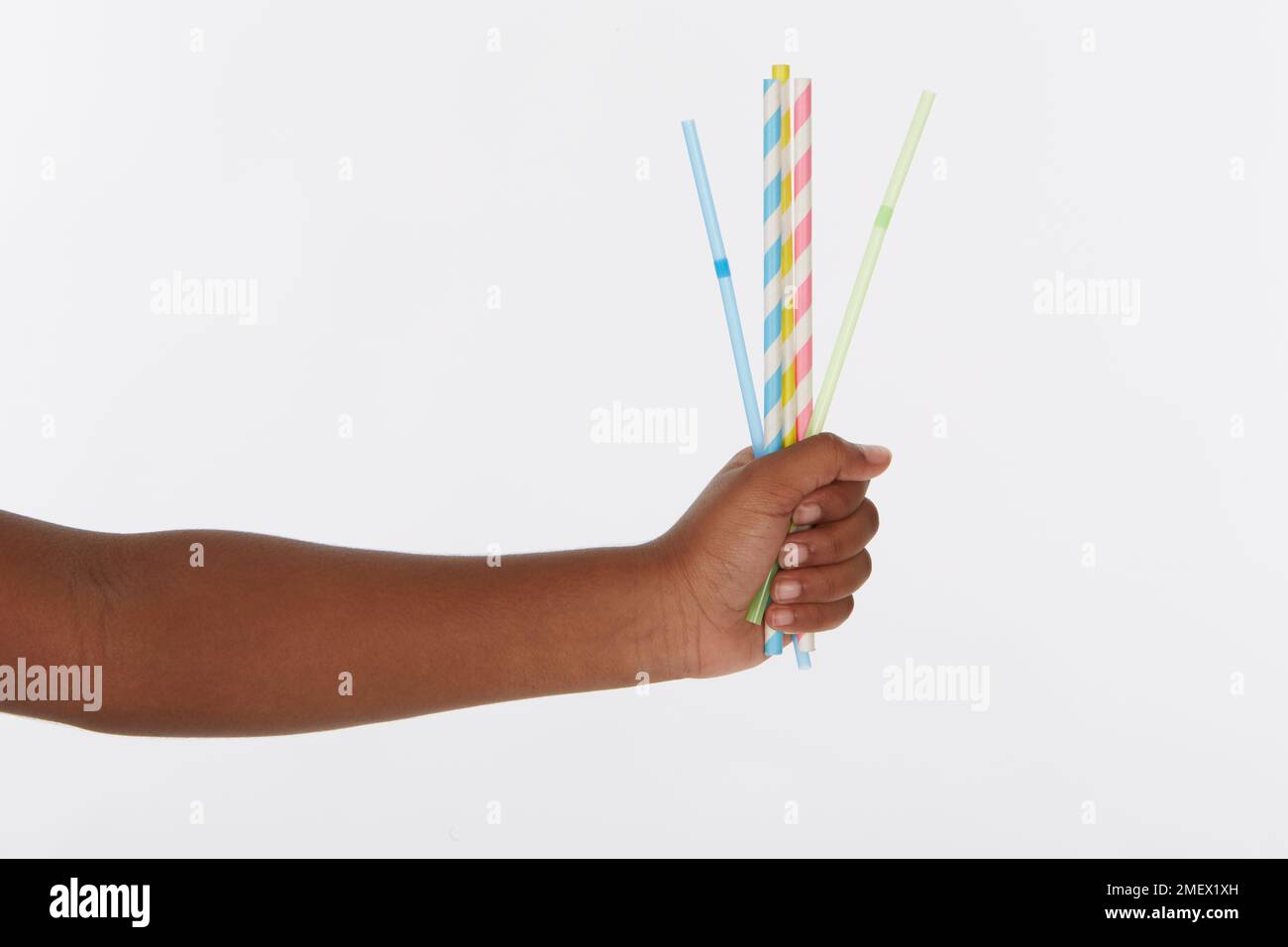 Hand straws hi-res stock photography and images - Alamy