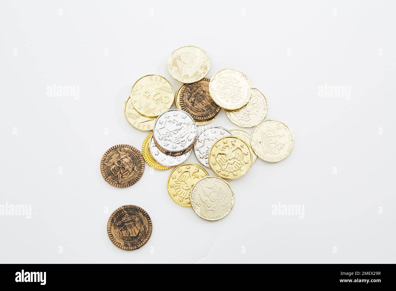 Plastic toy money Stock Photo - Alamy