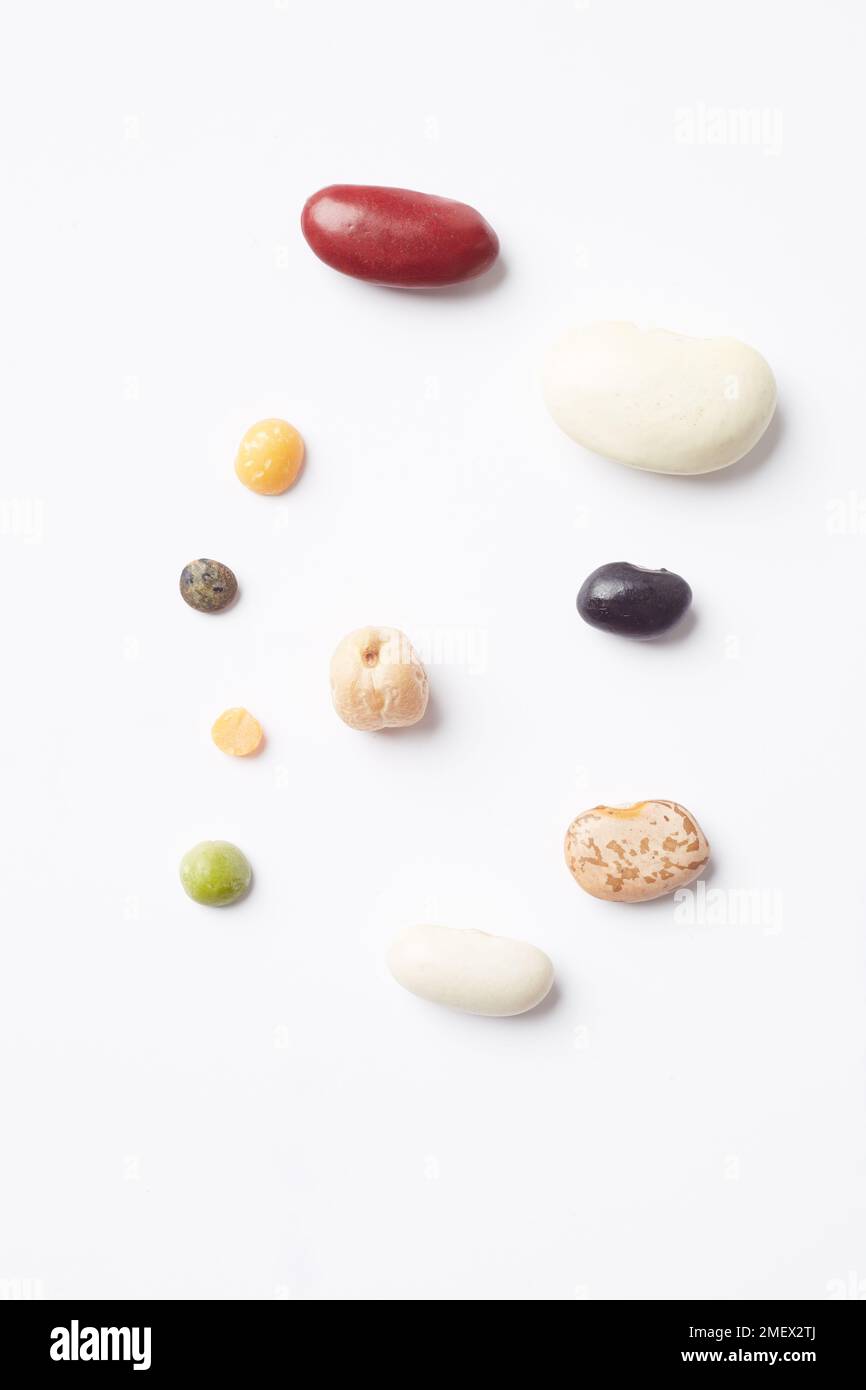 beans, peas and lentils Stock Photo - Alamy
