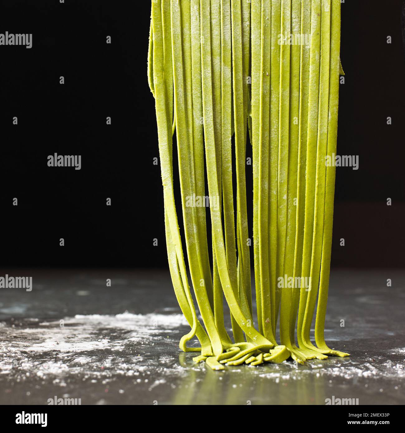 Pasta Green 2 Stock Photo - Alamy