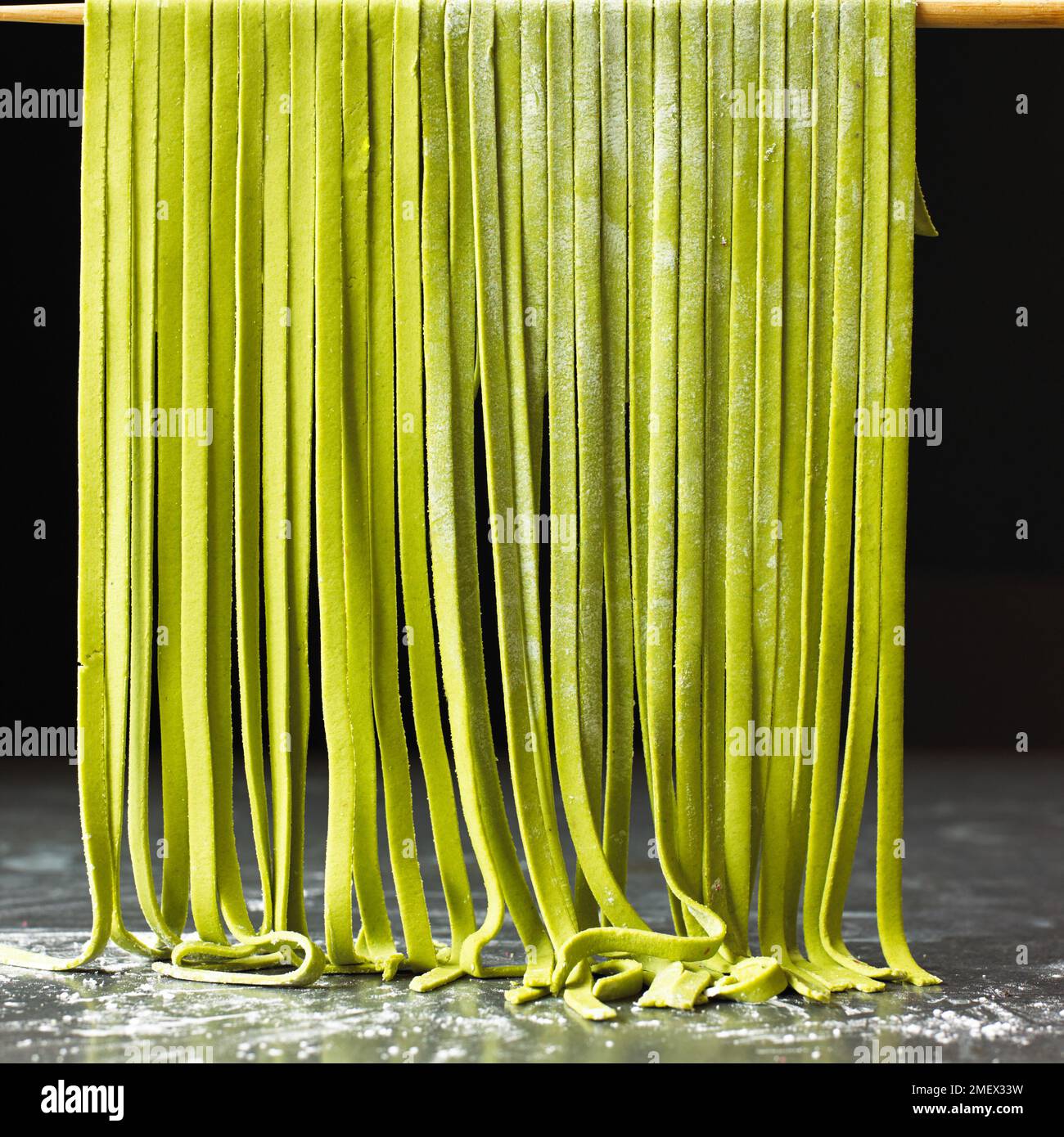 Pasta Green 5 Stock Photo - Alamy