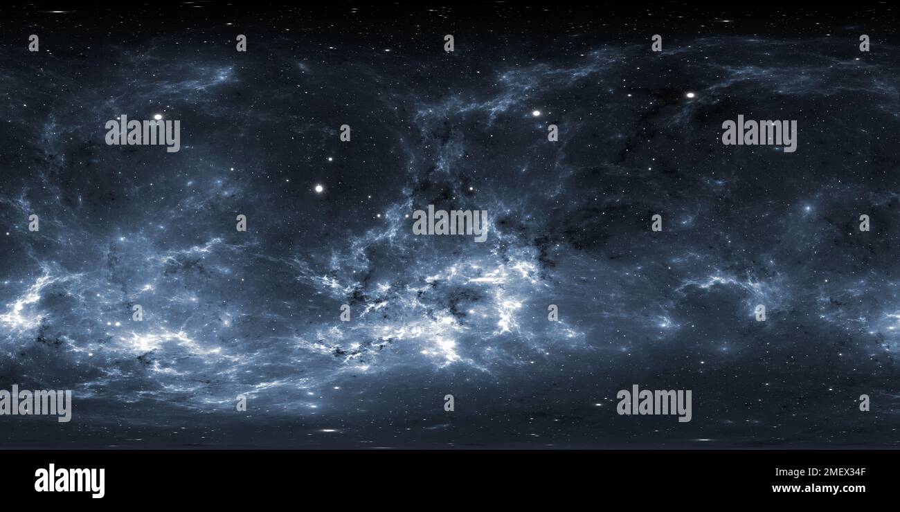 Virtual reality environment 360 HDRI map. Space equirectangular ...