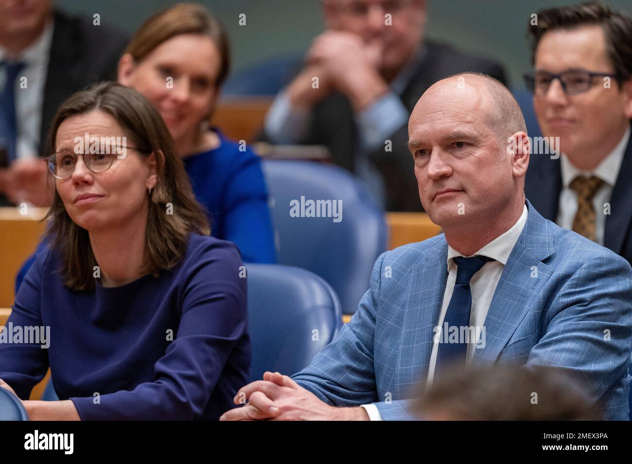 THE HAGUE, NETHERLANDS - JANUARY 22: L-R Mirjam Bikker of the ...