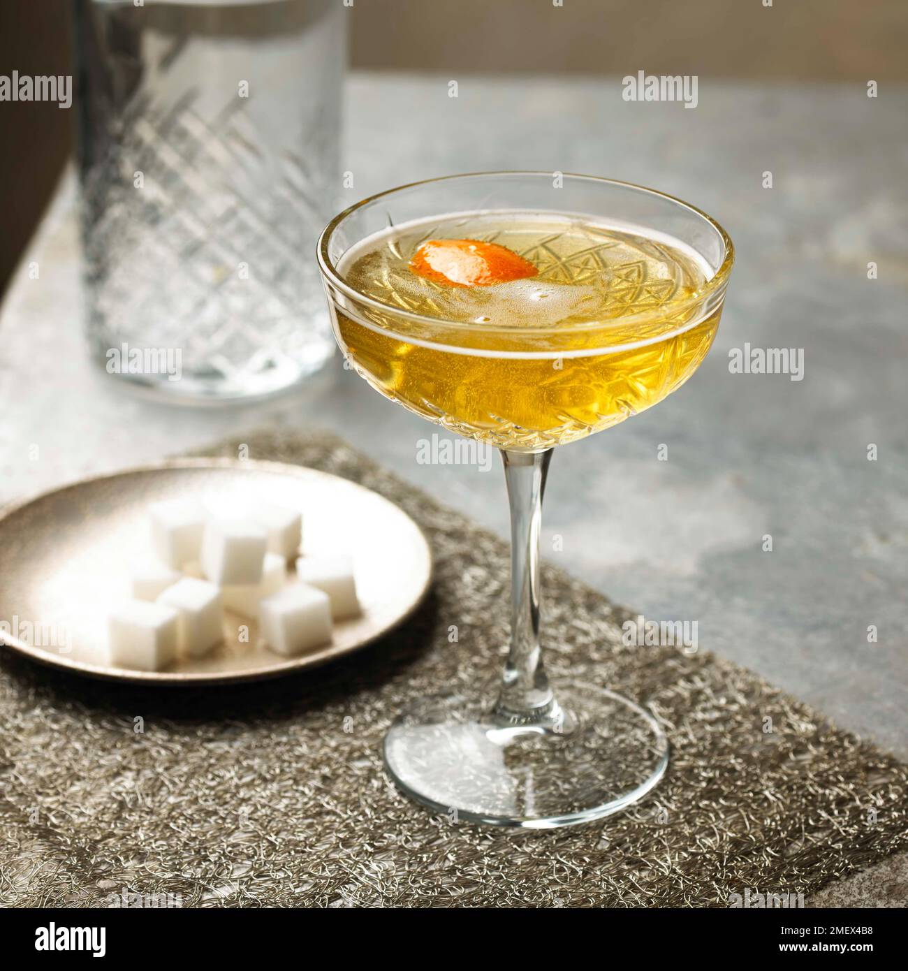 Classic Champagne Cocktail Stock Photo - Alamy