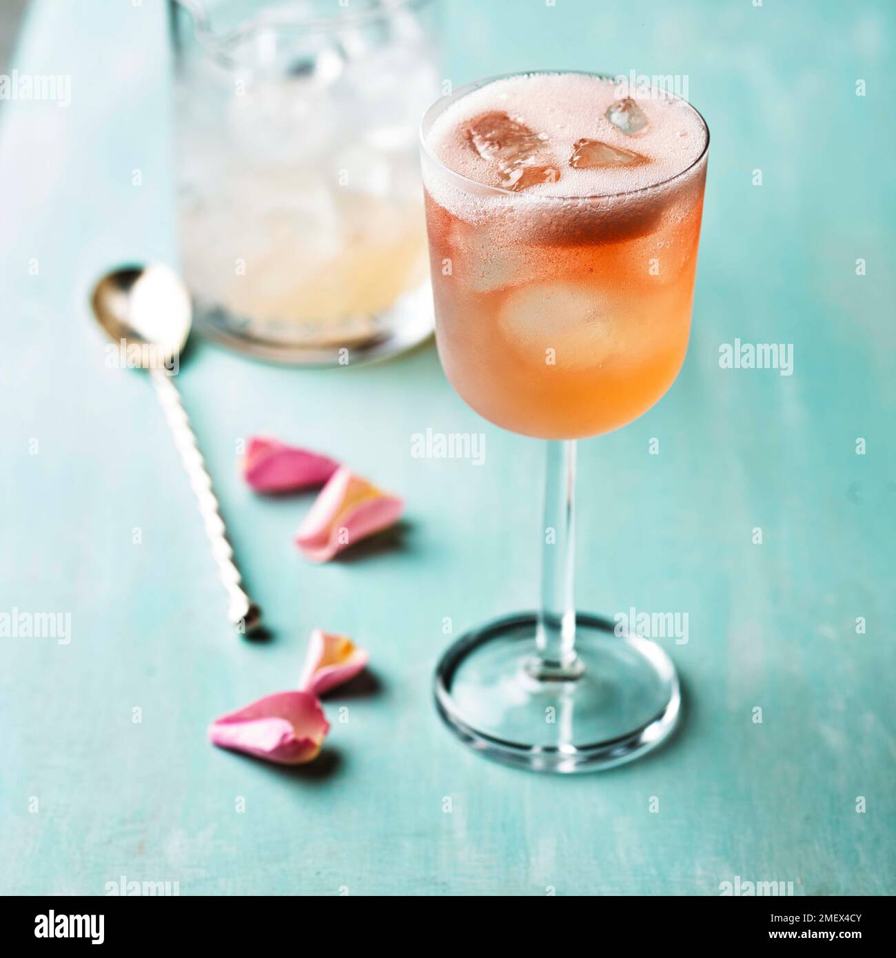 Rose drink hi-res stock photography and images - Alamy