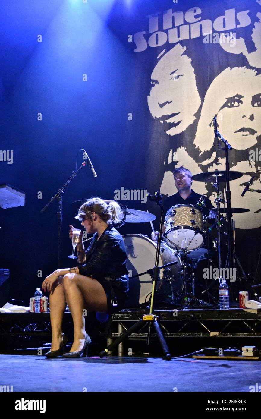 The Sounds in concert from Webster Hall in New York Stock Photo - Alamy