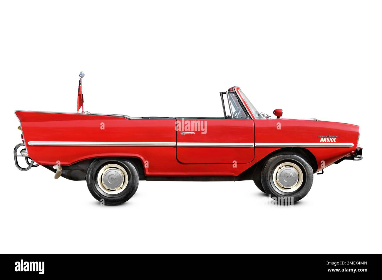 Red and white rambler car hi-res stock photography and images - Alamy