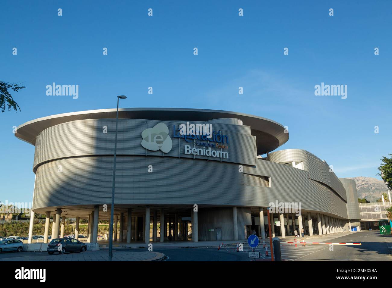 Benidorm Bus Station and shopping center Stock Photo - Alamy