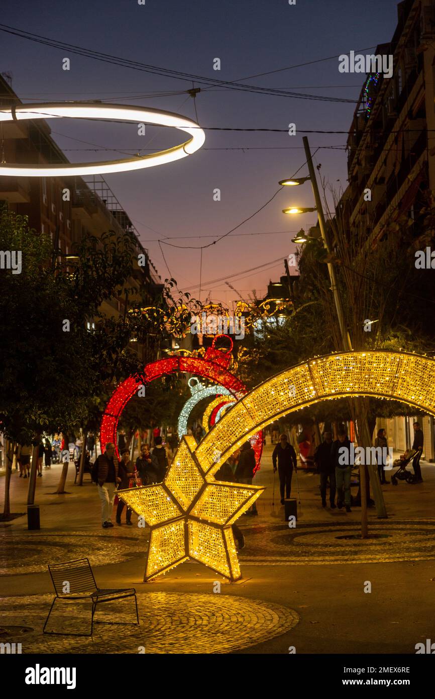 Benidorm night hi-res stock photography and images - Alamy