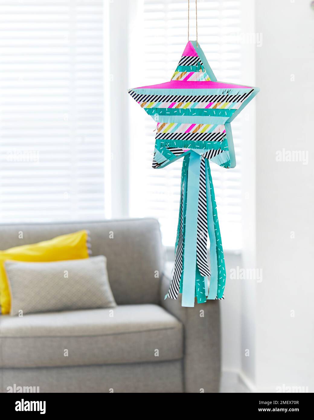 Pinata craft project - Final shot Stock Photo - Alamy