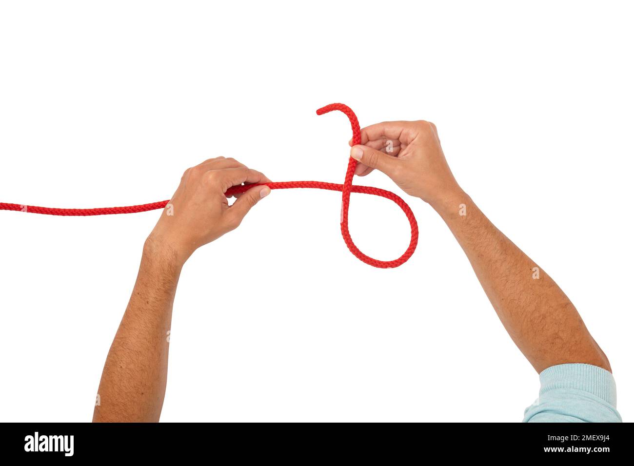 Wire rope knot Cut Out Stock Images & Pictures - Alamy