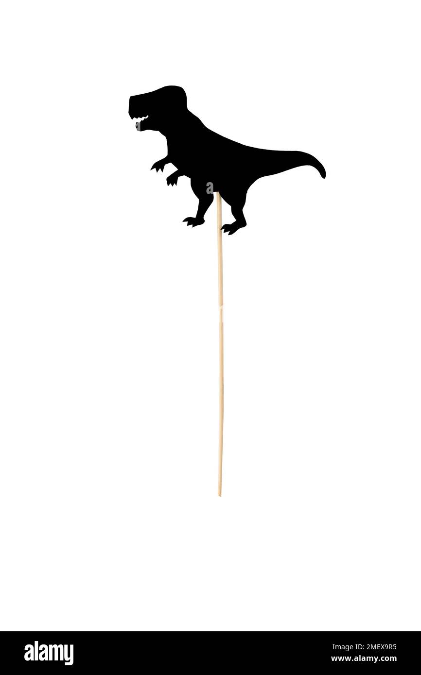 Shadow puppet theatre project - T rex shadow puppet Stock Photo - Alamy