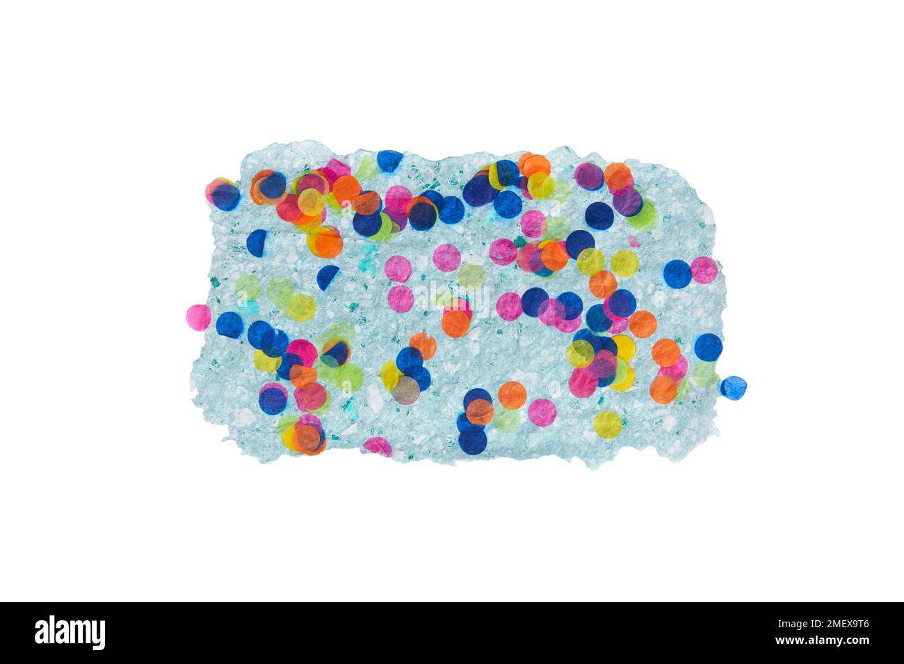 Homemade paper project - Paper confetti Stock Photo - Alamy