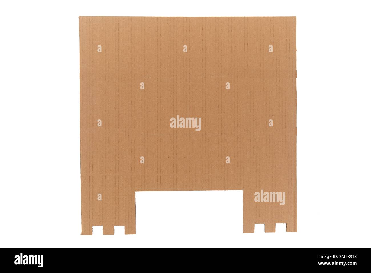 Recycling cardboard boxes - Cardboard castle - Front and back panel ...