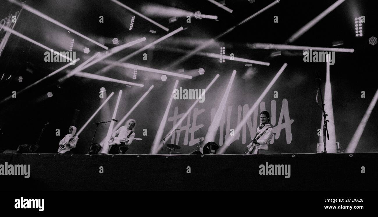 The Hunna in concert at Air and Style in Innsbruck, Austria Stock Photo ...