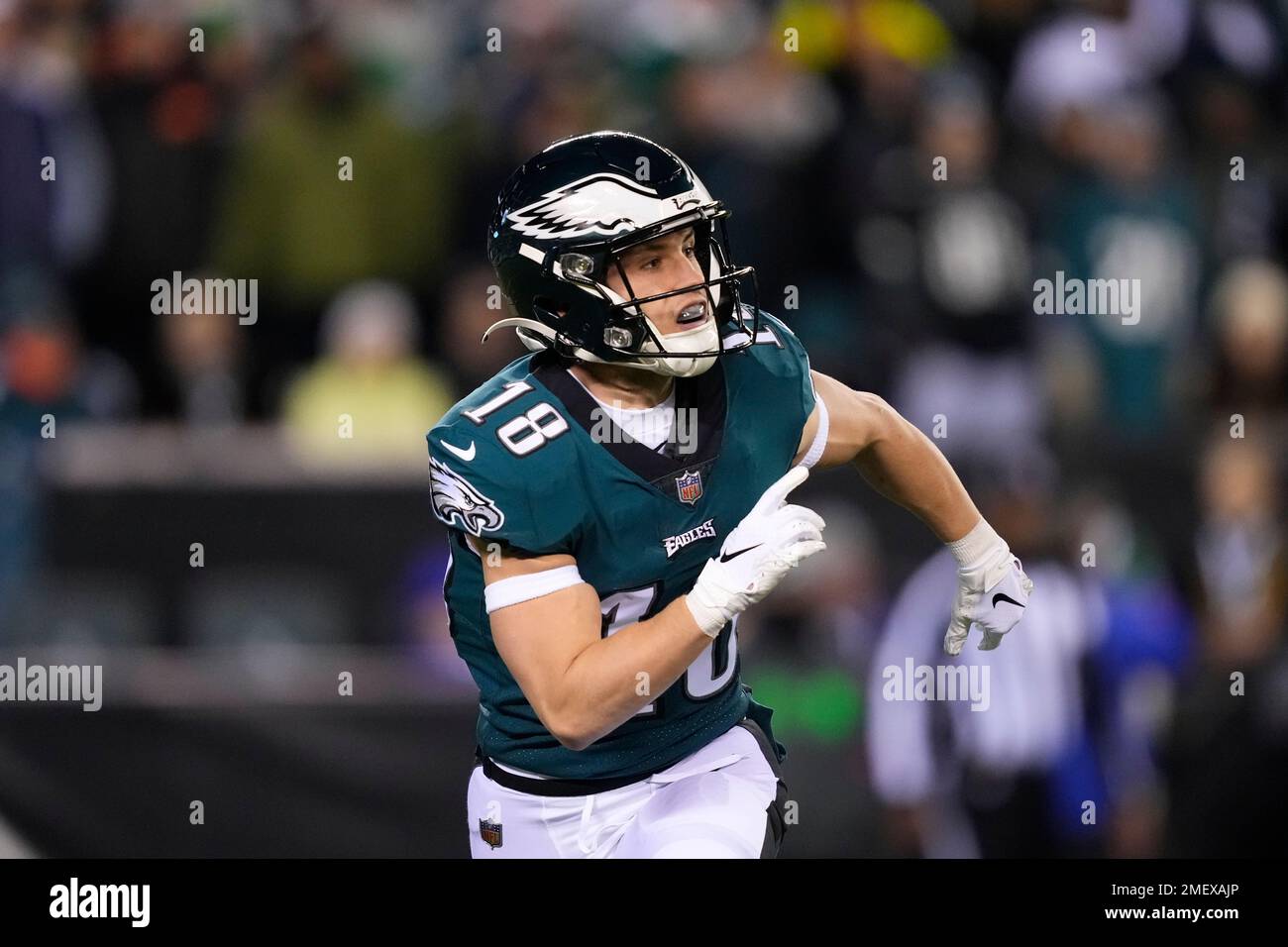 Philadelphia Eagles' Britain Covey in action during an NFL divisional ...
