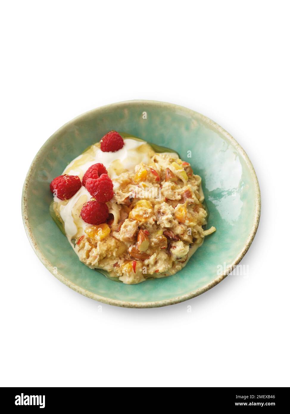 Bircher muesli raspberries hi-res stock photography and images - Alamy