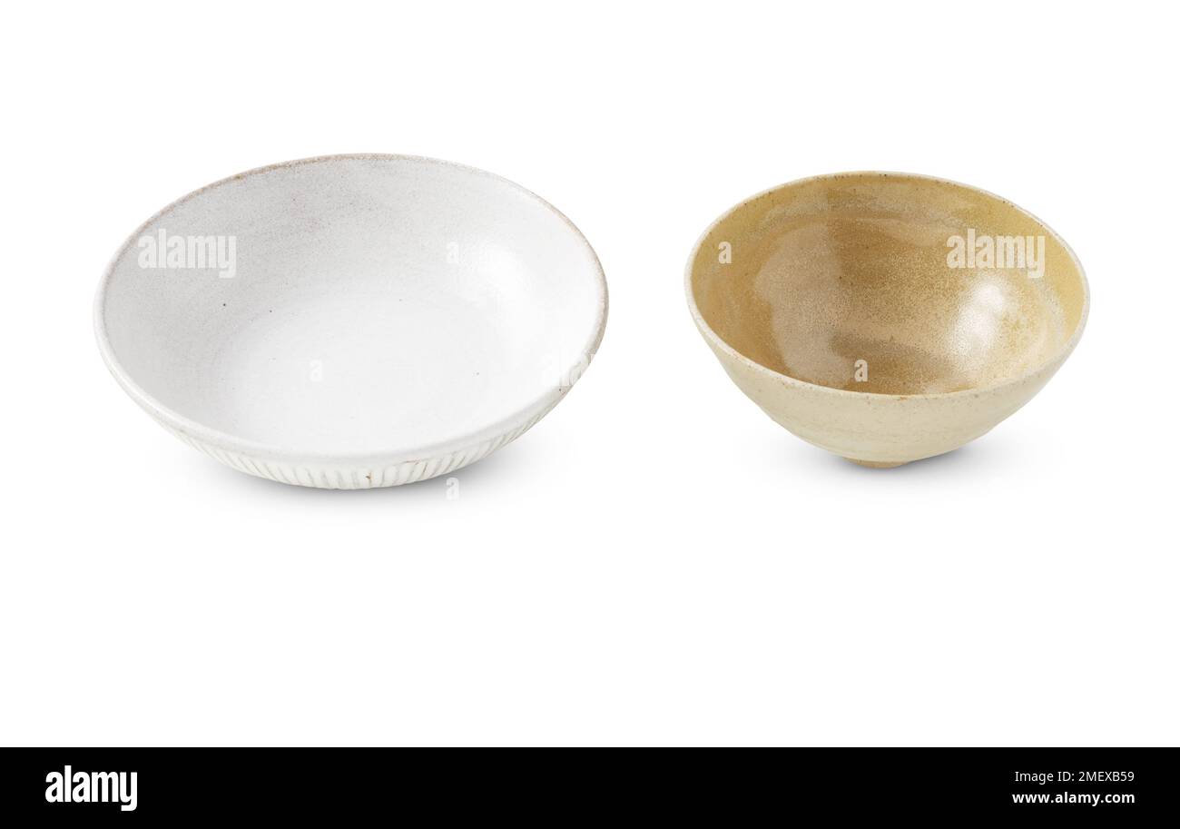 Two rustic bowls Stock Photo - Alamy