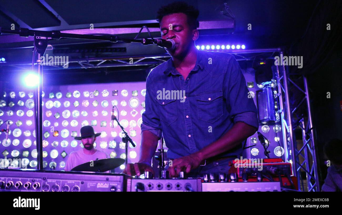 Sinkane in concert from Baby's All Right in Brooklyn Stock Photo - Alamy