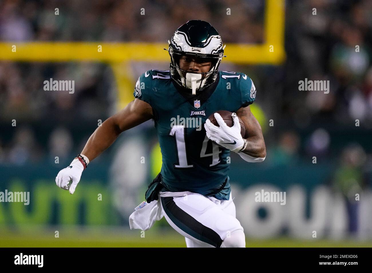 Philadelphia Eagles' Kenneth Gainwell in action during an NFL ...
