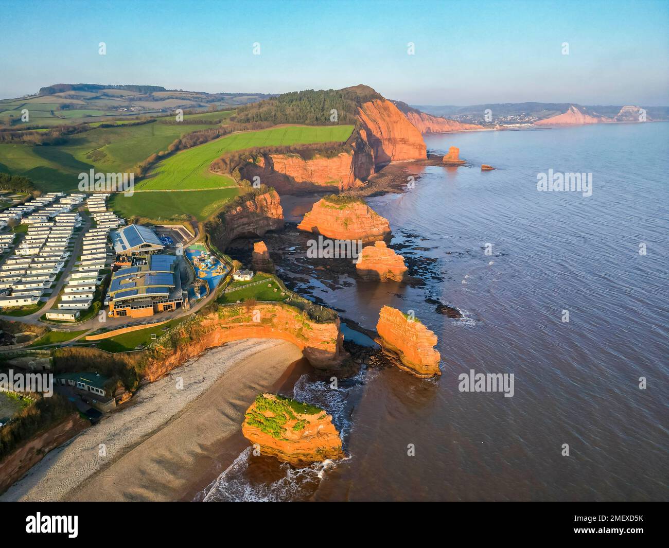 Ladram bay holiday park hi-res stock photography and images - Alamy