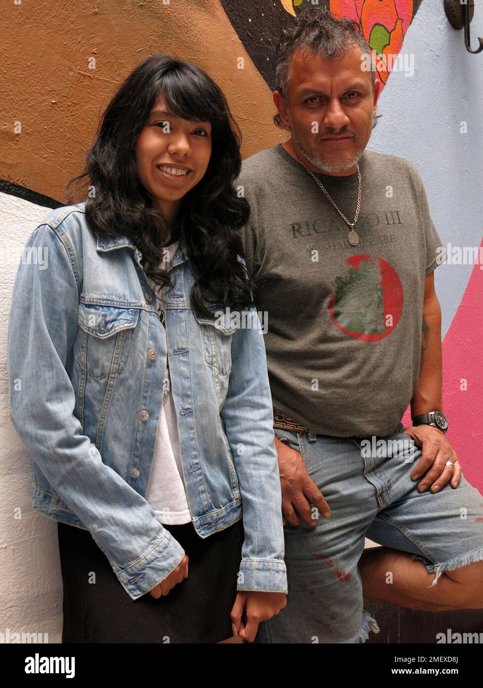 Mexican actors Valeria Lemus, left, and Javier Cruz of the Penitentiary ...