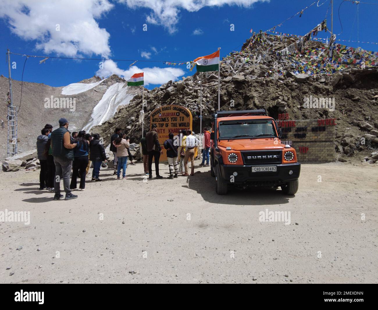 Ladakh, India - August 24th, 2022, Photo of High Mountain Pass in ...