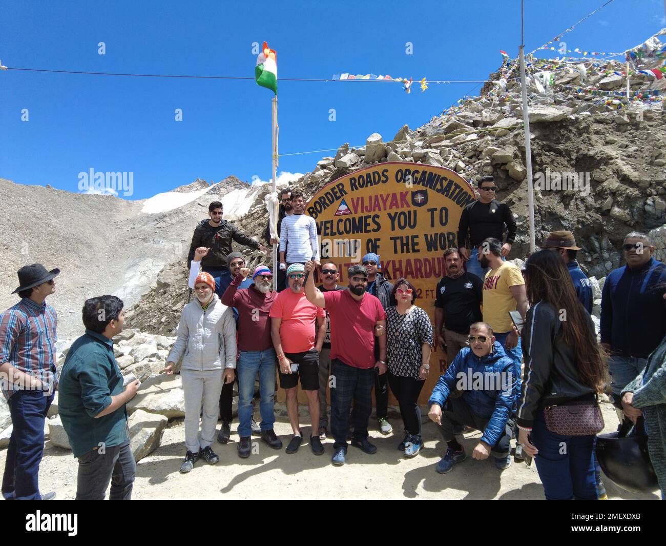 Ladakh, India - August 24th, 2022, Photo of High Mountain Pass in ...