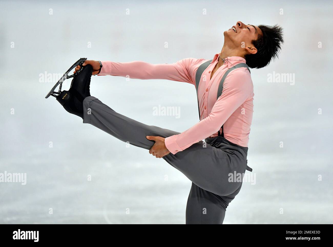 Donovan Carrillo of Mexico performs during the Men Short Program at the ...