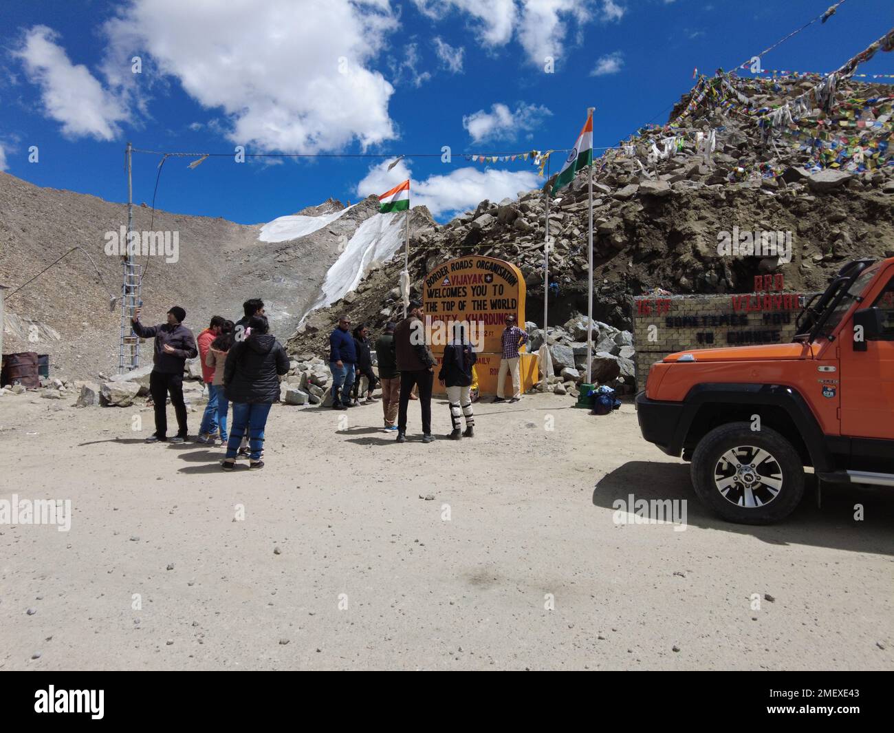 Ladakh, India - August 24th, 2022, Photo of High Mountain Pass in ...