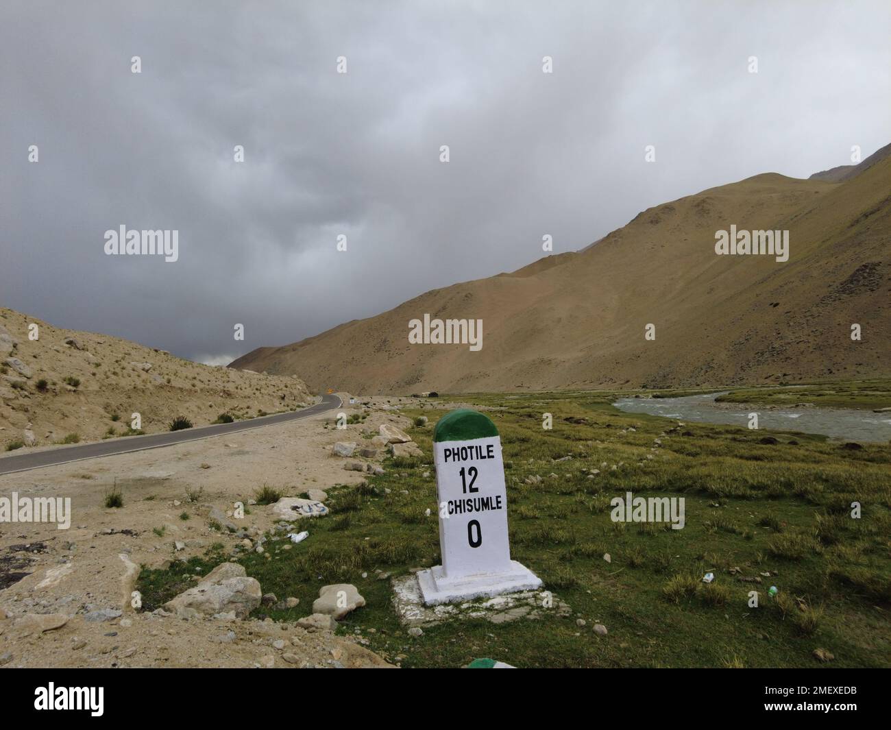 Ladakh, India - August 24th, 2022, Photo of High Mountain Pass in ...