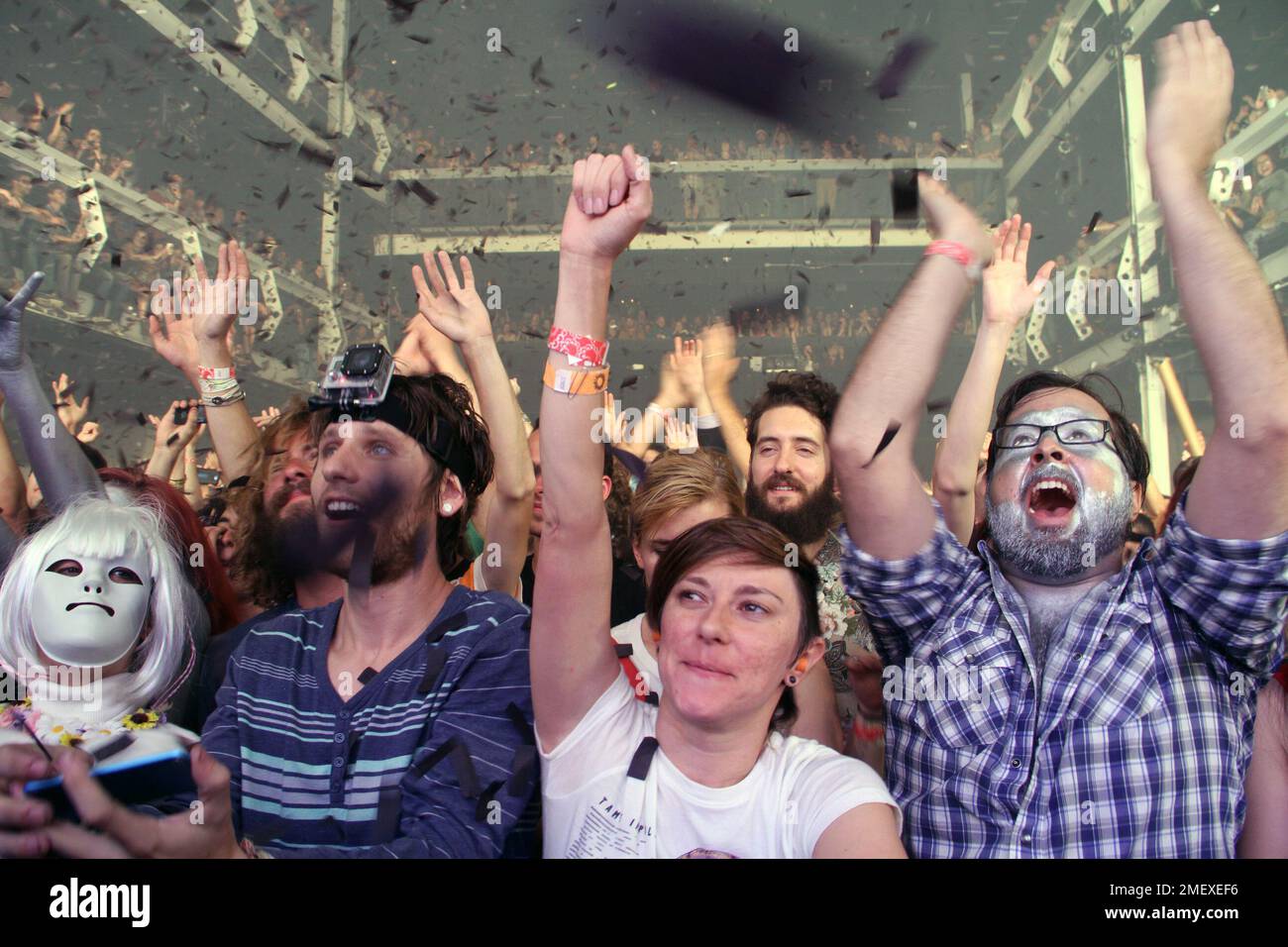The Flaming Lips in concert at Terminal 5 in New York Stock Photo - Alamy