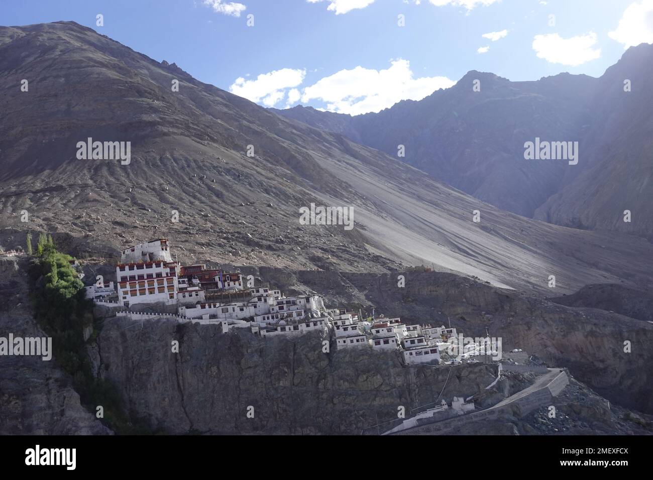 Ladakh, India - August 21st, 2022 : statue of Maitreya Buddha at Diskit ...