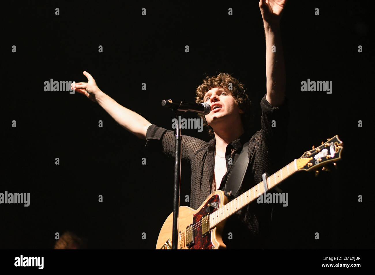 The Kooks in concert from Terminal 5 in New York Stock Photo - Alamy