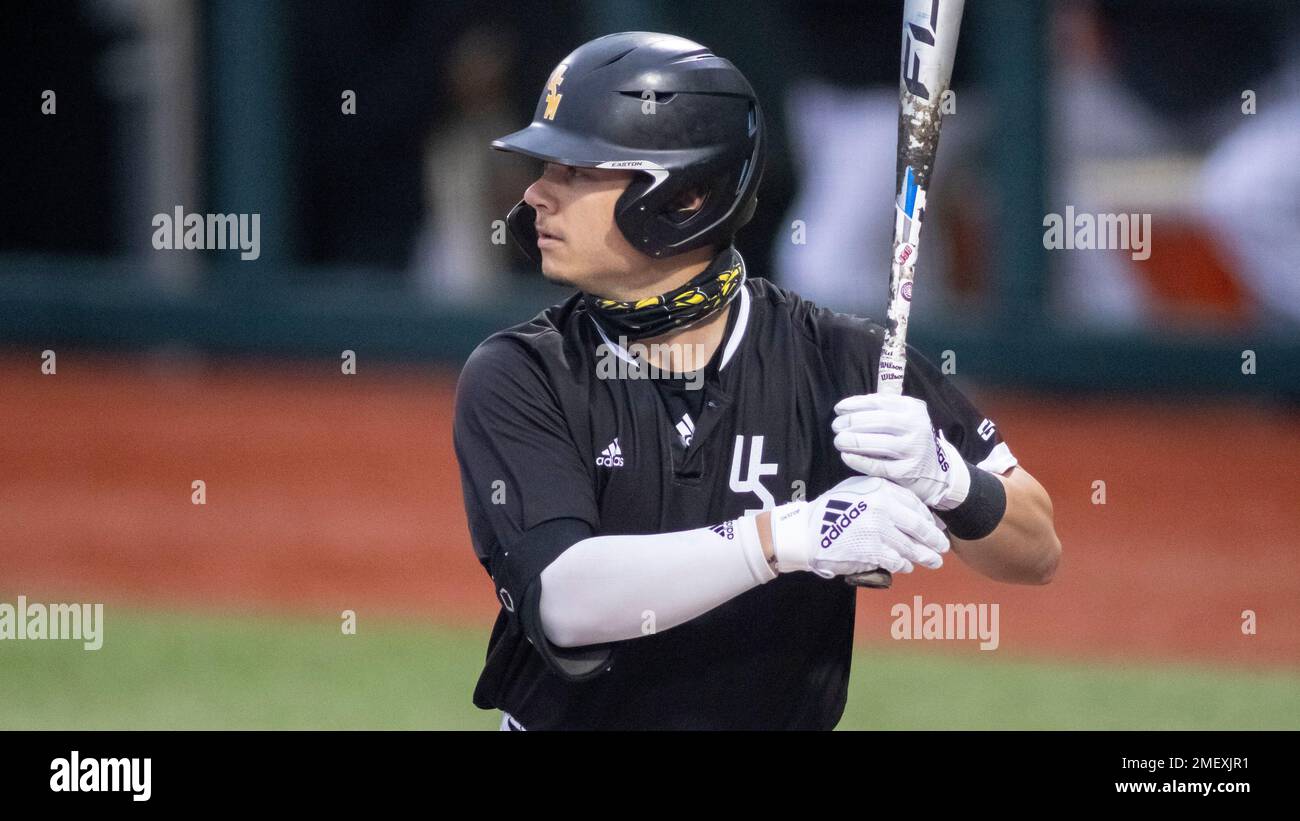 Southern Miss infielder Charlie Fischer (22) during an NCAA baseball ...