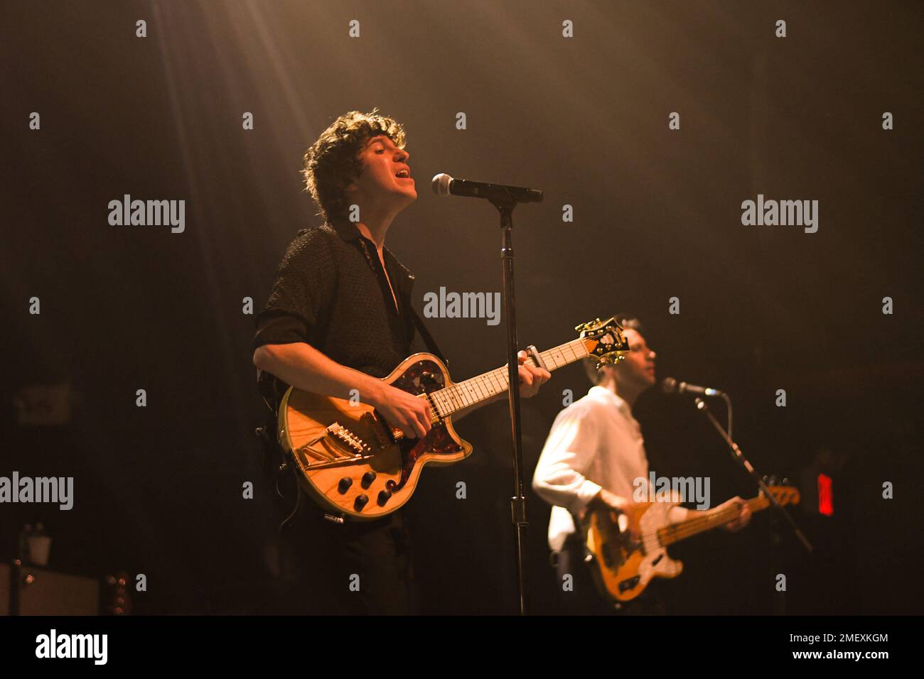 The Kooks in concert from Terminal 5 in New York Stock Photo - Alamy