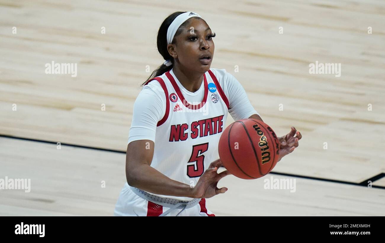 North Carolina State forward Jada Boyd (5) during the first half of a ...