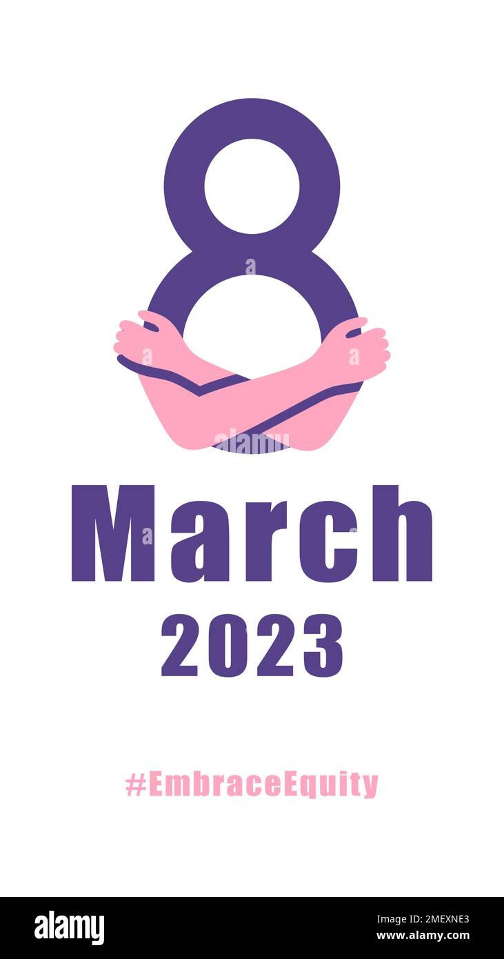 International womens day concept poster. Embrace equity woman ... International womens day concept poster. Embrace equity woman ...