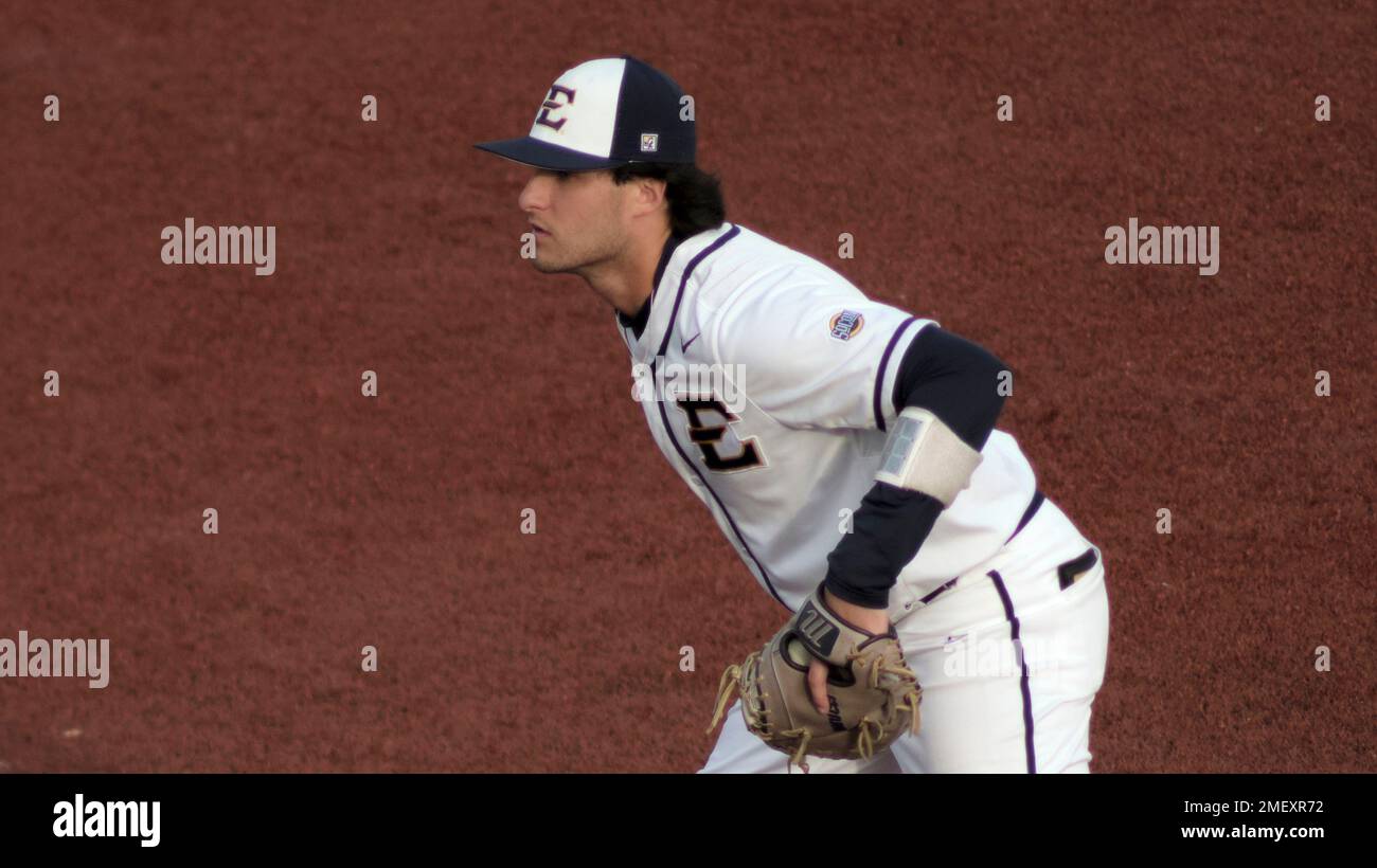 East Tennessee State's Sean Kearney (20) during an NCAA baseball game ...